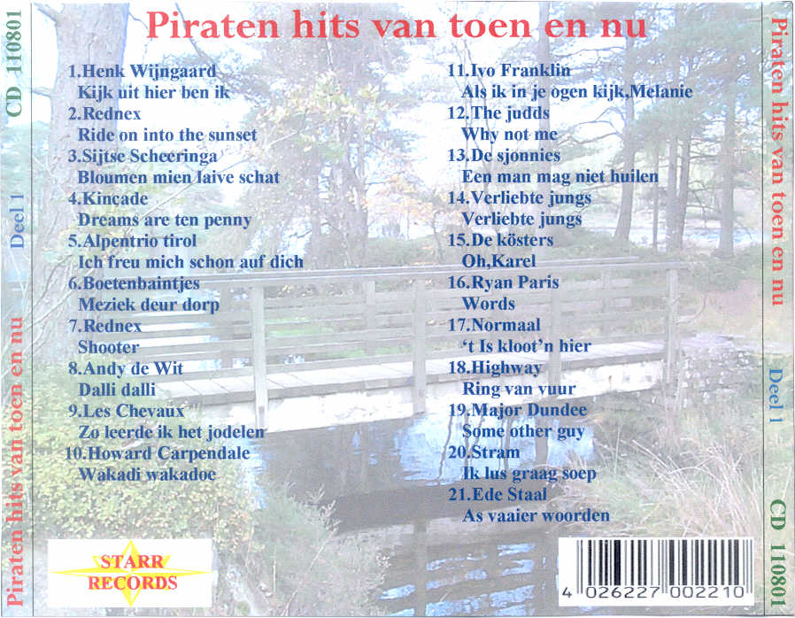 Piraten Hits Van Toen En Nu Deel 01 : Back | CD Covers | Cover Century ...